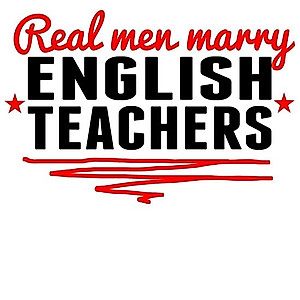 CafePress Real Men Marry English Teachers Mugs Ceramic Coffee Mug, Tea Cup 11 oz