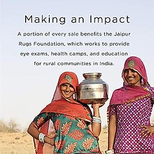 Jaipur Living Vibe Thayer 7'10"X10' Area Rug, Updated Traditional Green for Indoor Spaces