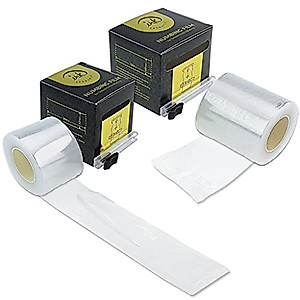 (42mm + 60mm) Premium Numbing Preservative Film by Ink Permanent [1000 Feet Per Roll] Plastic Wrap for Tattoos, Microblading, Lip Tattoo, Eyebrow Lamination & Lash Lift – 42 or 60 mm width 300 Meters