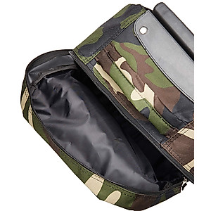 Rockland Double Handle Rolling Backpack, Camouflage, 17-Inch