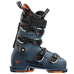 Tecnica Men's Mach1 MV Mid Volume 120 All-Mountain Ski Boots, Dark Avio, 25.5