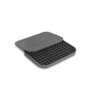 W&P Pebble Ice Tray, Makes 100+ Mini Ice Cubes, Dishwasher Safe, BPA Free, Easy Release Silicone Tray with Protective Lid for Mojitos, Mint Juleps and Iced Tea, 7x5x.5