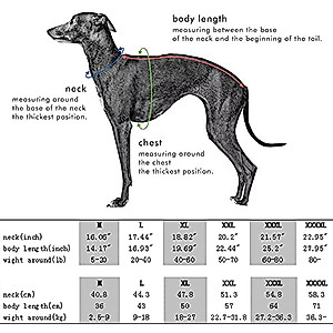 Cnkwei Dog Pajamas Medium Large Dog Paw Printed Greyhound Pajamas Jumpsuit Bodysuit