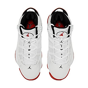 Nike Jordan Men's 6 Rings Basketball Shoes 322992-012 White/University Red