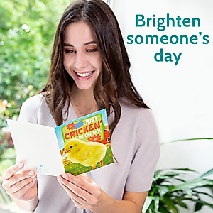 24 Funny Greeting Cards Set with Envelopes - 24 Unique Designs with No Repeats - Cute 4.5” x 6.25” Blank Boxed Animal Note Cards Pack to Say Thinking of You, Hello, Thank You or I Miss You - For Friends, Kids, Teacher and More