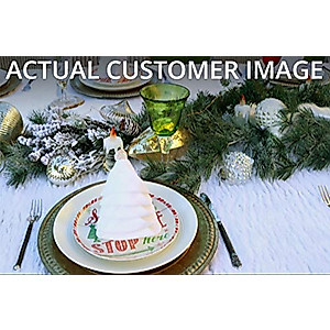 White Cotton Napkins Cloth 20 x 20 Oversized 100% Natural Bulk Linens for Dinner, Events, Weddings by Aunti Em's Kitchen, Set of 12