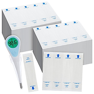 Juvale 500-Pack Disposable Digital Thermometer Probe Covers - Oral, Rectal, Armpit Temperature Reading Sheath Sleeves