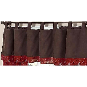 Sweet Jojo Designs Wild West Cowboy Western Window Valance