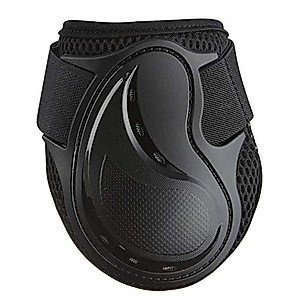 LeMieux Derby Fetlock Horse Boots - Protective Gear and Training Equipment - Equine Boots, Wraps & Accessories - Black - Large