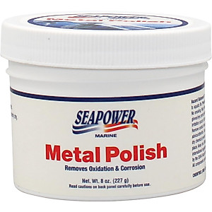 Seapower SMPO-8 Marine Metal Polish and Scratch Remover - 8 oz.