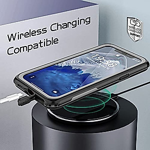 Oterkin for iPhone 12 Case Waterproof, Built-in Screen Protector Dustproof Shockproof 360 Full Body Protective Daily-Use IP68 Waterproof Case for iPhone 12 5G(6.1inch)