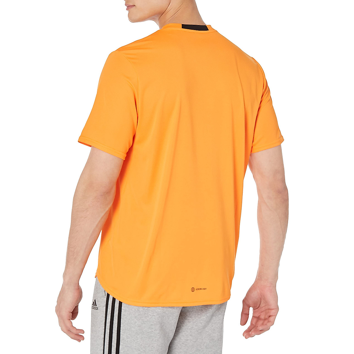 adidas Men's Designed 4 Movement Tee, Orange Rush, Medium
