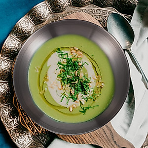 Happyyami 2Pcs Stainless Steel Bowls Korean Style Cold Noodle Bowl Multipurpose Cereal Rice Soup Noodles Salad Baking Large Capacity Bowl for Household and Restaurant