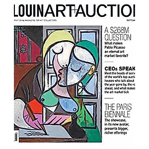 BLOUIN MAGAZINE, ART + AUCTION, SEPTEMBER, 2017