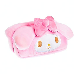 oneZHI Cosmetic Bag Makeup Bags Lipstick Pouch Zipper Pouch Handbags For Women Girls Cartoon Kitty Melody Travel Accessories Organizer Corduroy （Pink）