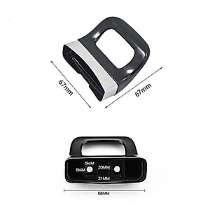 Pot Handle, 2Pack Pressure Pan Handles Ear Replacement Metal Pot Handles, Anti Scalding Cookware Pan Side Handles for Steamer Sauce Pot Cooker