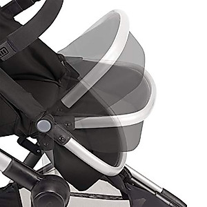 Evenflo Pivot Xpand Modular Stroller Second Seat, Compatible with Evenflo Pivot Xpand Modular Travel System and Modular Stroller, Holds Up to 55-lbs, Multiple Configurations, Stallion Black