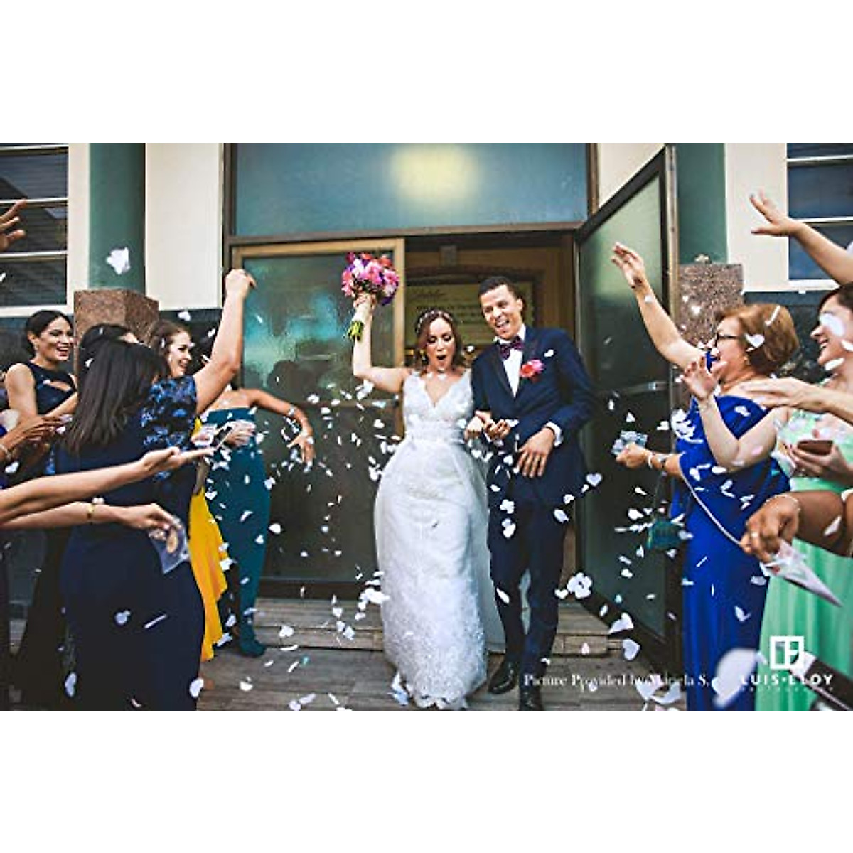 Heart Shaped Biodegradable Wedding Confetti - 10,000 pieces. Product of The USA.