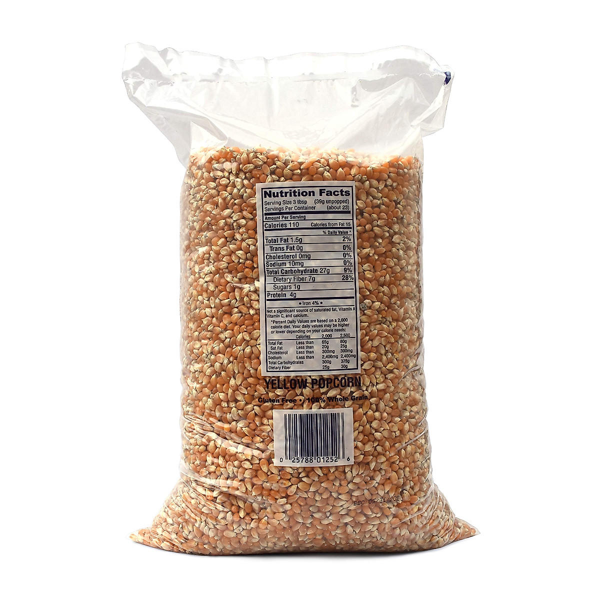 Snappy Yellow Popcorn Kernels, 12.5 lbs