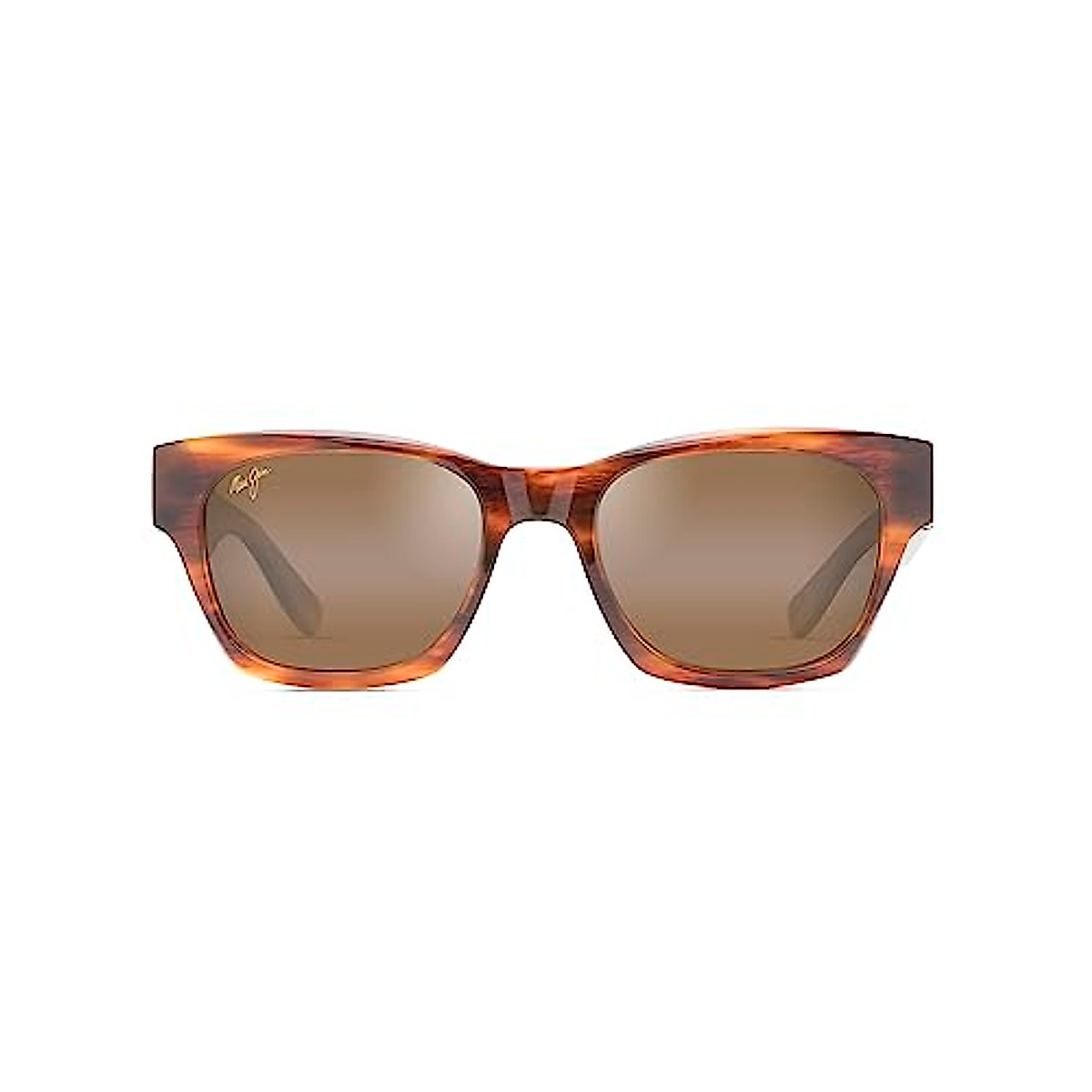 Maui Jim Men's and Women's Valley Isle Polarized Classic Sunglasses, Tortoise/HCL Bronze, Medium