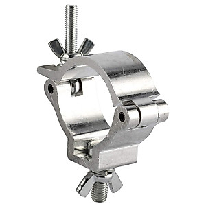 10 Pack O-Clamp 2 Inch Aluminum Alloy Stage Lights Truss Clamp, Fit for 48-51mm OD Tube/Pipe, Heavy Duty 220 lbs Load Capacity