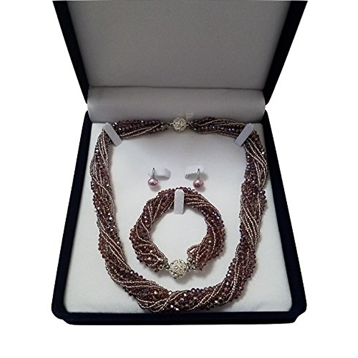 JM Future Gift Box for Jewelry, Necklace, Earring and Bracelet, X-Large, Navy