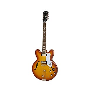 Epiphone Riviera Semi Hollowbody Archtop, Royal Tan