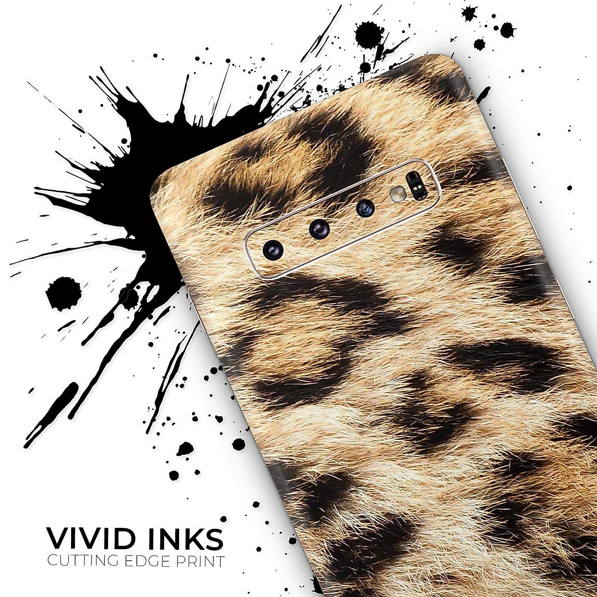 DesignSkinz Real Cheetah Animal Print Protective Vinyl Decal Wrap Skin Cover Compatible with The Samsung Galaxy S20 (Screen Trim & Back Glass Skin)