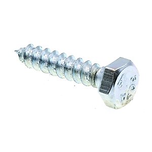 Prime-Line 9054907 Hex Lag Screws, 1/4 In. X 1-1/4 In., A307 Grade A Zinc Plated Steel (100 Pack)