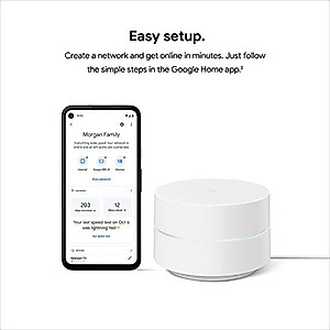 Google WiFi - Mesh WiFi System - WiFi Router Replacement - 3 Pack (Renewed)