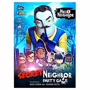 Arcane Wonders Hello Neighbor The Secret Neighbor Party Game , Blue