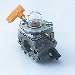 kipa Carburetor for Homelite 308054041 UT-09520 UT-09521 UT-09523 UT-09525 26cc Blowers with Fuel Lines Primer Bulbs Mounting Gaskets