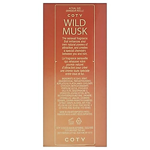 Wild Musk Eau de Cologne Spray, Vegan Formula, Perfume, Warm Spicy Scent, 1.5oz