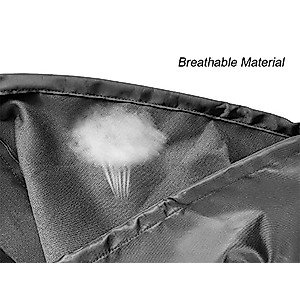 Printer Dust Covers, Water Proof Printer Covers Compatible with HP Canon Epson Brother, Universal Black Case Protector for Printers (24Wx20Dx18H)