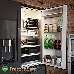 Enther Meal Prep Containers 20 pack 1 Compartment with Lids, Food Storage Bento BPA Free | Stackable | Reusable Lunch Boxes, Microwave/Dishwasher, Freezer Safe,Portion Control (28 oz)