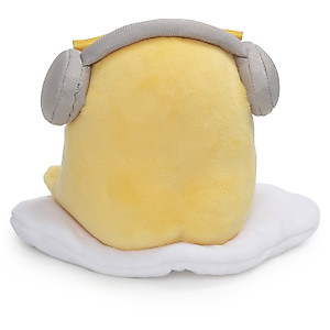 GUND Sanrio Gudetama The Lazy Egg Plush Toy, Gudetama with Sunglasses, Stuffed Animal for Ages 1 and Up, Yellow, 5”
