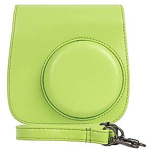 FujiFilm Instax Mini 9 Instant Camera + Fujifilm Instax Mini Film (60 Sheets) Bundle with Deals Number One Accessories Including Carrying Case, Selfie Lens, Photo Album (Lime Green)