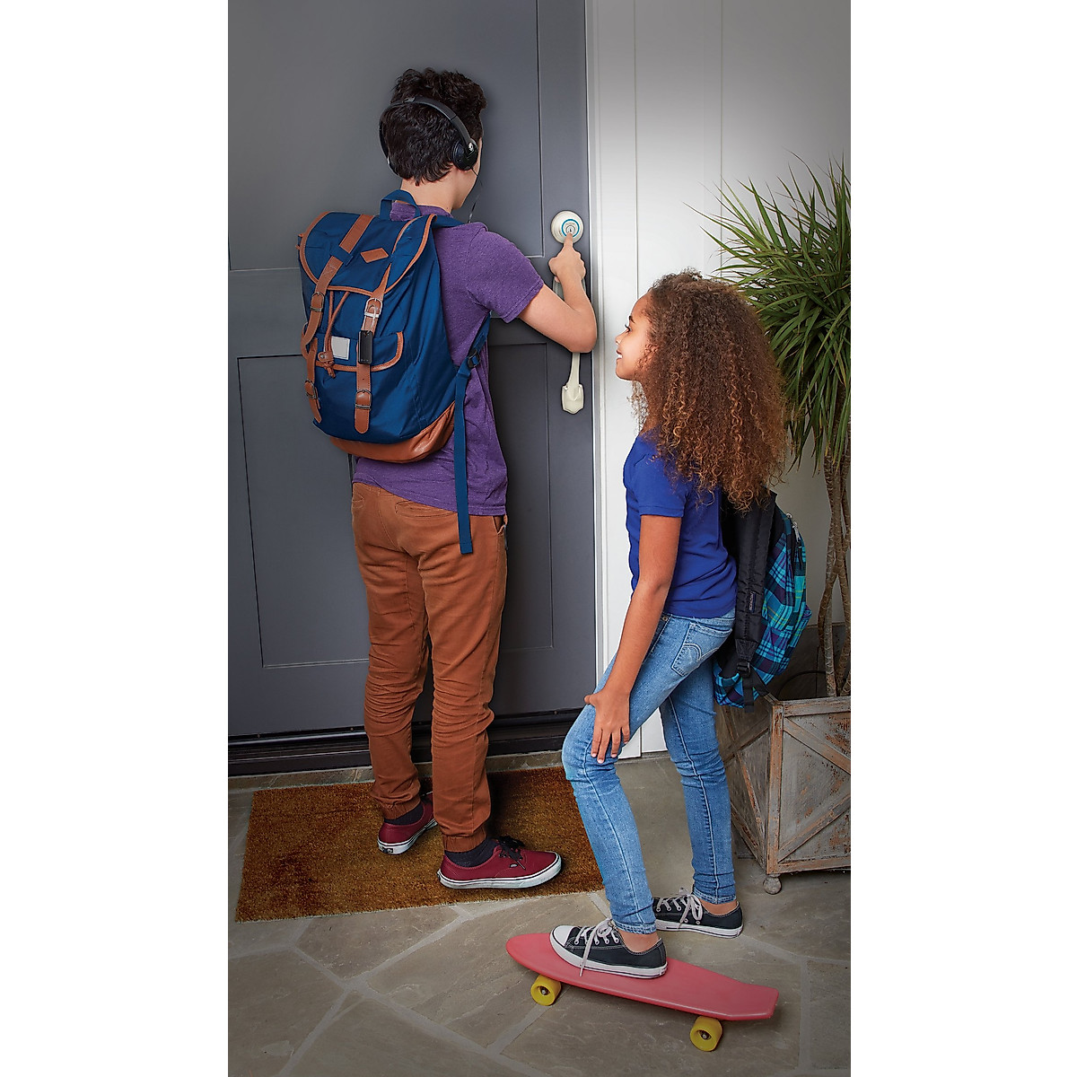 Kwikset - Kevo 99250-202 Kevo 2nd Gen Bluetooth Touch-to-Open Smart Keyless Entry Electronic Deadbolt Door Lock Featuring SmartKey Security, Satin Nickel