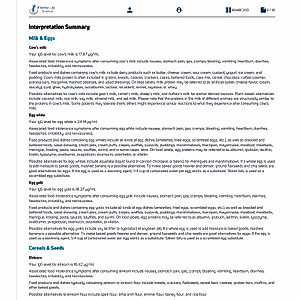 Food Sensitivity Comprehensive Test - 286 Food Intolerance Items Tested - Easy at-Home Collection