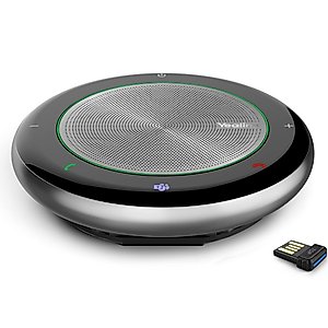 Yealink Teams Certified Speakerphone Wireless Bluetooth Speaker with Full Duplex Microphone for Conference Meeting CP700 Noise Reduction Home Office 360° Voice Pickup