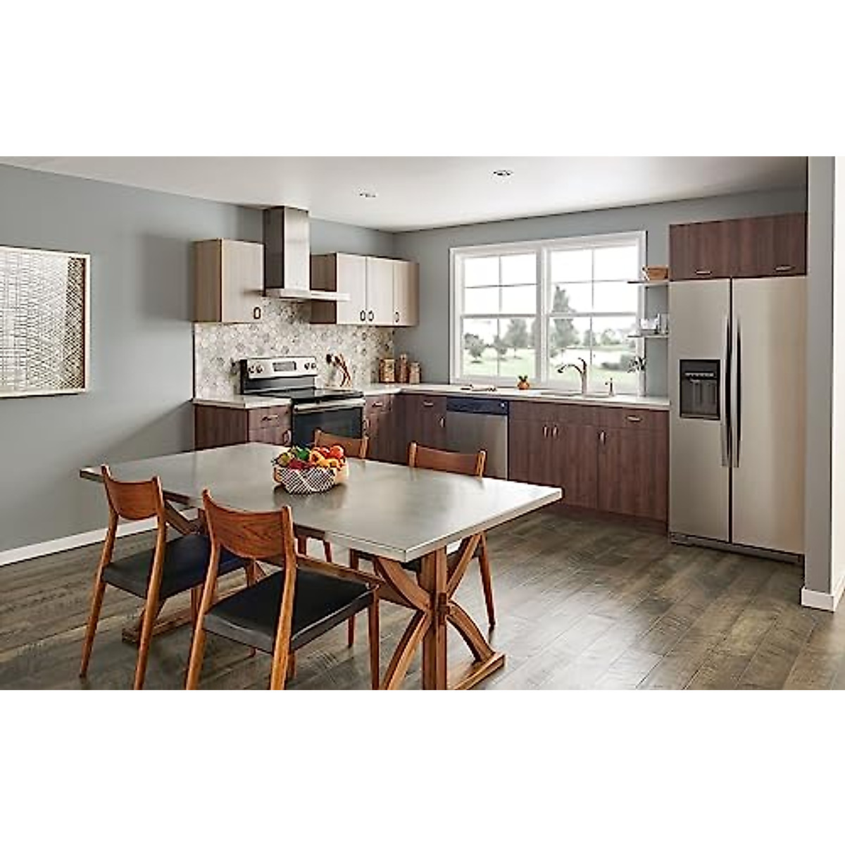 Moen Camerist Spot Resist Stainless One-Handle Kitchen Faucet with Pullout Spray Head, Featuring Power Clean and Reflex Docking System, 7545SRS, 0.375