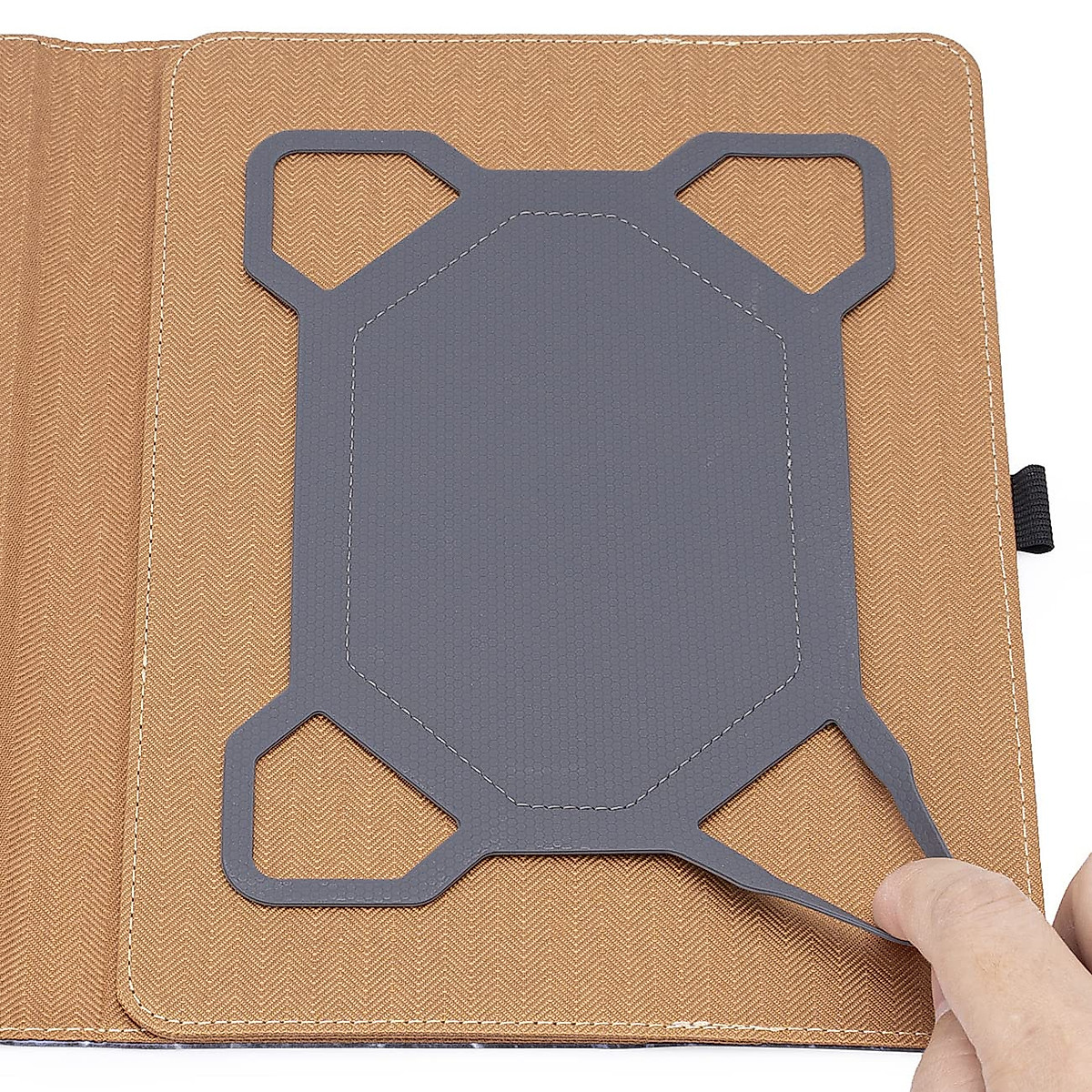 TSPCASE Universal Case for 9-10.9 inch Tablet, PU Leather Stand Folio Universal Protective Cover for 9"-10.9" Tablet, with Multi-Angle Viewing Stand Wallet Leather Case