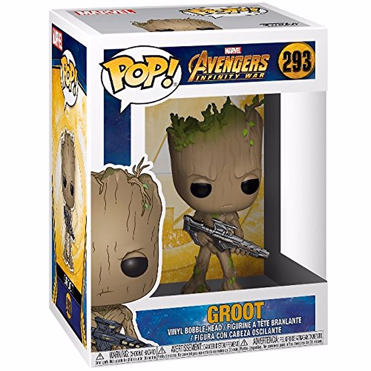Funko POP! Marvel: Avengers Infinity War - Teen Groot with Gun