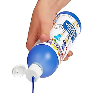 Colorations WSTBL Washable Tempera Paint, 16 fl oz, Blue, Non Toxic, Vibrant, Bold, Kids Paint, Craft, Hobby, Fun, Art Supplies