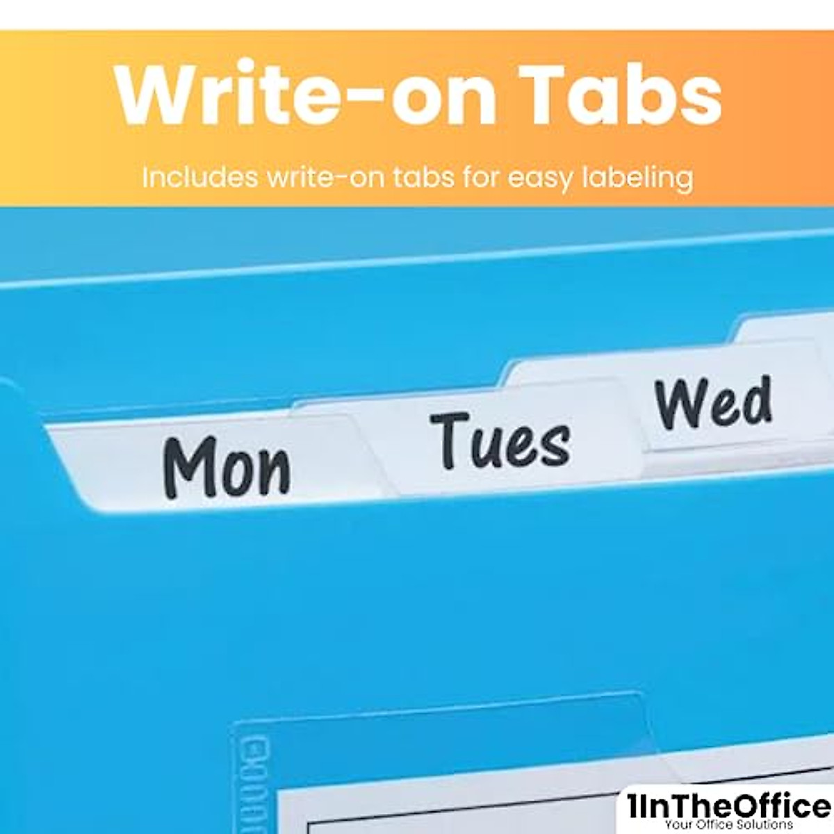 1InTheOffice Index Card Holder 4x6 , Index Card Case, Assorted Colors (4 Pack)