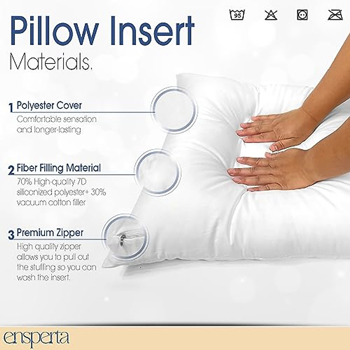 Ensperta Pack of 2 18x18 Outdoor Waterproof Orange Throw Pillow Covers and Inserts Included Decorative Square Cushion Patio Pillows for Patio Furniture (Orange Tiger)