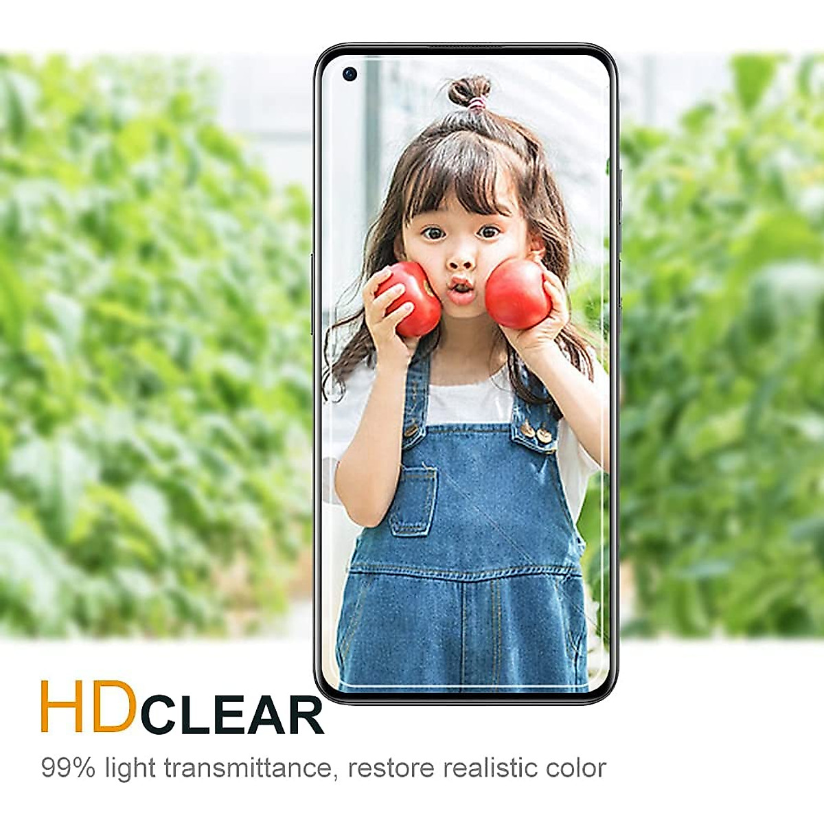 YRMJK 3+3 Compatible OnePlus 9 Screen Protectors + Camera Lens Protectors, 3D Full Coverage 99% HD Clarity 9H Premium Tempered Glass Compatible OnePlus 9