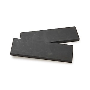 WoodRiver Black & Red Micarta Knife Scale Material, 2-Pieces, 8mm x 1-1/2" x 5"
