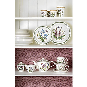 Portmeirion Botanic Garden Jumbo Cup | 20 Oz Large Cup with Sweet Pea Motif | Ideal for Soup, Coffee, or Tea | Made from Porcelain | Dishwasher and Microwave Safe