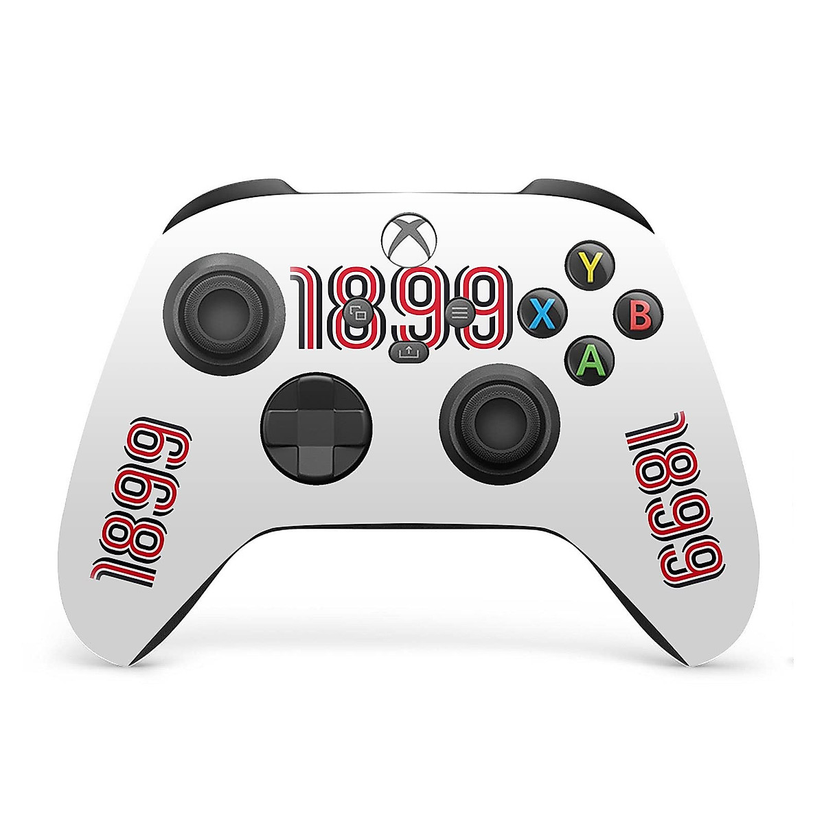 Head Case Designs Officially Licensed AC Milan 1899 Art Vinyl Sticker Gaming Skin Decal Cover Compatible with Xbox Series X Console and Controller Bundle